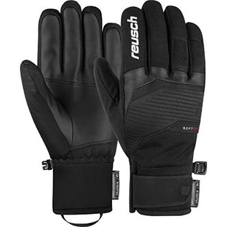 Reusch Venom R-tex Gants dhiver extra chauds, imperm&eacute;ables et respirants pour homme, noir/blanc, 7 (EU)
