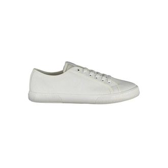 Calvin Klein Wei&szlig;e Baumwoll Herren Sneaker - - Shoes - Herren - Wei&szlig; - 45 EU