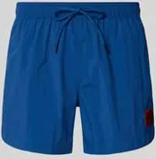 HUGO BOSS Badeshorts mit Label-Patch Modell DOMINICA