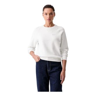 Kenzo SweaT-shirt Signature Brod&eacute; - Femme - Sweatshirts et sweats &agrave; capuche - Blanc - Taille: 42 FR