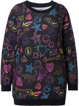 Angel Of Style Sweatshirt Sweatshirt bequeme Passform Comic-Muster