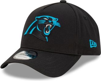 New Era Carolina Panthers NFL Evergreen Schwarz Verstellbare 9Forty A-Frame Cap - One-Size