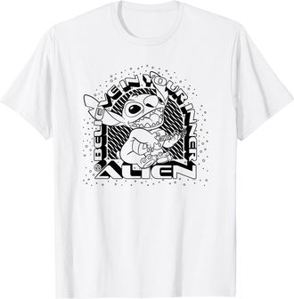 Disney Stitch Believe in Your Inner Alien Coloring Book T-Shirt