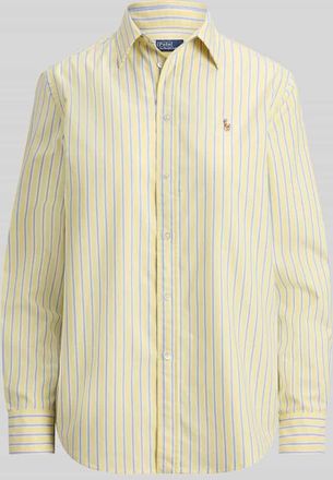 Polo Ralph Lauren Regular Fit Hemdbluse aus reiner Baumwolle