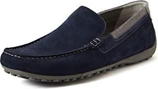 Geox Homme Uomo Snake Mocassino Mocassins, Navy, 42 EU