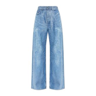 Diesel Femme, Jeans, Bleu, Taille: W27 L32 Wide Jeans