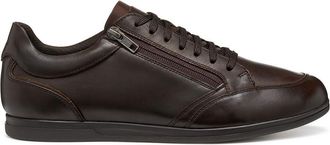 Geox Herren U Renan Sneaker, Brown, 41 EU