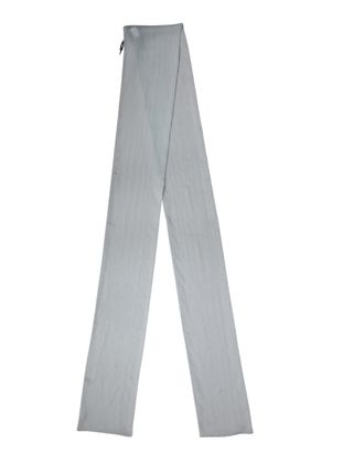 Dolce & Gabbana Womens Light Blue Silk Sash Wrap Foulard 294.5cm X 19cm Scarf