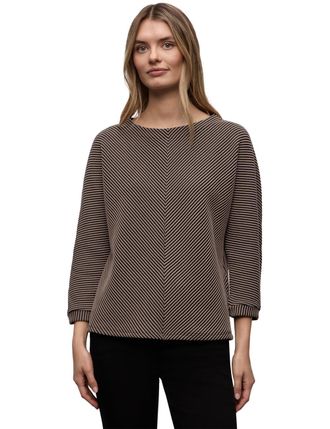 Street One Damen Two-Tone Strukturshirt