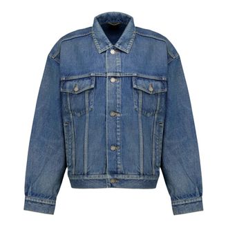 Saint Laurent Denim 70s Trucker Jacket - - Jackets - Damen - Blau - L