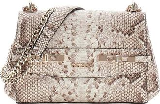 Guess sac &agrave; &eacute;paule sac de soir&eacute;e Melinda Mini Convertible Xbody Flap Bag Natural &eacute;cru