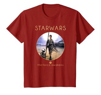 Star Wars Rey BB-8 Episode 7 Jakku Poster Graphic T-Shirt T-Shirt