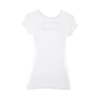 Elisabetta Franchi Femme, Tops, Blanc, Taille: 42 FR T-shirts et Polos Chalk en Modal