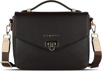 Bugatti Ella Classic - Sac bandoulière pour femme, cuir synthétique, sac à main - Marron
