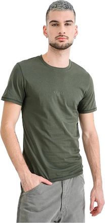 Guess Homme, Tops, Vert, Taille: XL T-shirt ras du cou