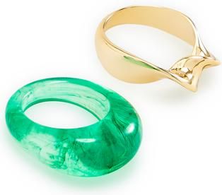 Au Printemps Paris Lot de 2 bagues