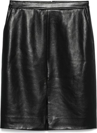 Anine Bing Schmaler Minirock - Schwarz