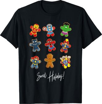 MARVEL Weihnachten Marvel Gingerbread Avengers T-Shirt