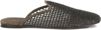 Brunello Cucinelli Brunello Cucinelli pantoufles en cuir