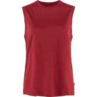 Fj&auml;llr&auml;ven Abisko Wolle Damen Trekking Tank Top, Pomegranate Red, L
