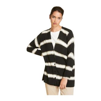 Marina Rinaldi Stylischer Cardigan f&uuml;r Frauen - - Knitwear - Damen - Schwarzk - S