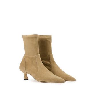 Stuart Weitzman Bottine Vinnie 50 en cuir su&eacute;d&eacute;
