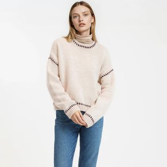 La Redoute Collections Pull Col Rond En Grosse Maille