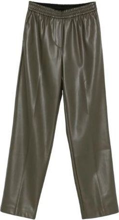 Nude | Vegan Leather Straight Leg Pant - 38 EU