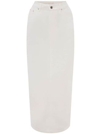 Possé jupe Harvey en jean - Blanc