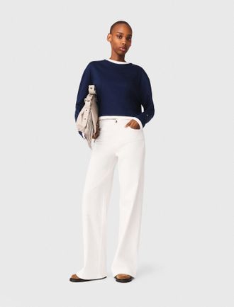 Maje Schlagjeans - Wei&szlig; - Maje