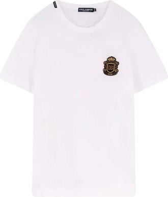 Dolce & Gabbana Homme, Tops, Blanc, Taille: XL Dolce & Gabbana T-shirts et Polos Blanc