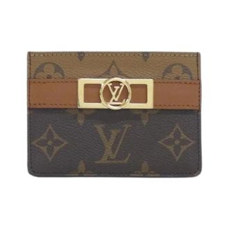 Louis Vuitton Pre-owned Monogram Porte Cartes Dauphine Card Case - - Pre-owned - Damen - Braun - ONE SIZE