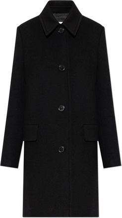 Burberry Manteau en laine Gosford - Femme - Manteaux - Noir - Taille: 34 FR