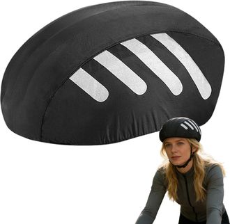 Generic Regenschutz f&uuml;r Fahrradhelm, wasserdicht, mit reflektierenden Streifen, Regenschutz f&uuml;r Fahrradhelm, f&uuml;r M&auml;nner, Frauen, Jugendliche, Erwachsene