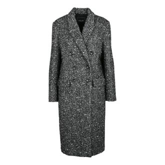 Liu Jo Femme, Manteaux, Multicolore, Taille: 40 FR Manteau Long &agrave; Boutons Doubles