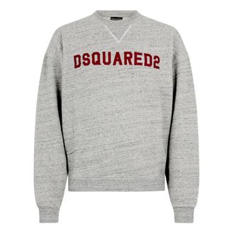 Dsquared2 D2 College Rundhals-Sweatshirt - - Sweatshirts & Hoodies - Herren - Grau - M