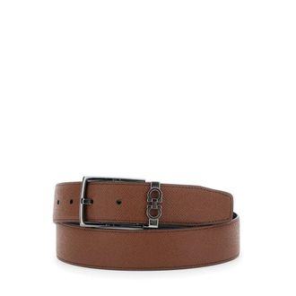 Ferragamo Klassischer Brauner G&uuml;rtel mit Schnalle - - Accessories - Herren - Braun - 115 CM