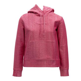 Valentino Garavani Vlogo Pailletten Jersey Hoodie - - Sweatshirts & Hoodies - Damen - Rosa - XL