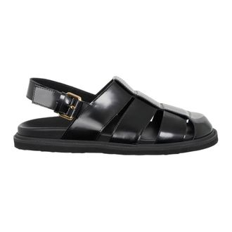 Moschino Verstellbare Riemen Sportliche Sandalen Einfaches Muster - - Shoes - Herren - Schwarzk - 41 EU