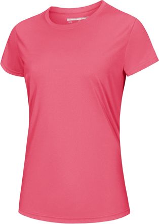 Magcomsen Laufshirts Damen Fitness Sport T-Shirt Gym Yoga Top Sommer Kurzarm Funktionsshirt Frauen UV Sonnenschutz Shirts Outdoor Leicht Trainingsshirt f&uuml;r Jogg