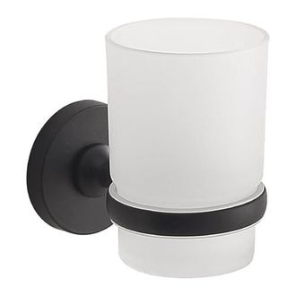 Gedy Porte-Brosse Mural Felce Plus Noir Mat