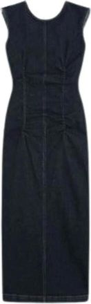 Sportmax Femme, Robes, Bleu, Taille: 36 FR Voto Midi Dress