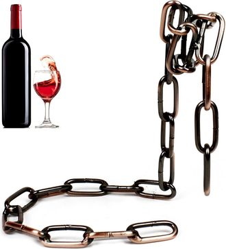 Generic Schwimmende Kette aus Metall zum Aufstellen | Dekorative Weindekoration mit Eisenkette Kreatives Geschenk f&uuml;r die Dekoration