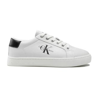 Calvin Klein Leder Low-Top Sneakers - - Shoes - Herren - Wei&szlig; - 41 EU