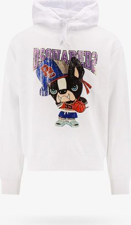Dsquared2 Cotton sweatshirt with frontal print - DSQUARED2 - gender_Man