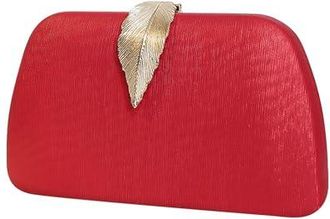 Generic Sacoche de travail pour femme, sac &agrave; main de mariage, sac &agrave; bandouli&egrave;re formel, sac &agrave; bandouli&egrave;re (blanc), Rouge, 20