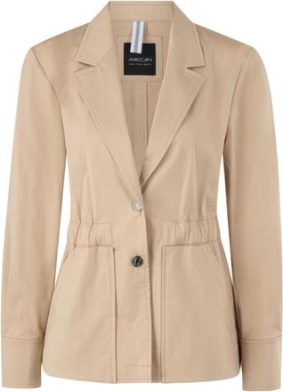 Marc Cain Leichter Baumwollblazer - - Jackets - Damen - Beige - M