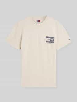 Tommy Jeans Regular Fit T-Shirt aus reiner Baumwolle mit R&uuml;cken-Print