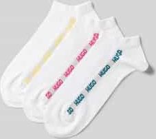 HUGO BOSS Sneaker-Socken aus Baumwoll-Mix Modell 3P AS SIDE TAPE CC