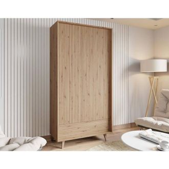 Best Mobilier Bestmobilier - Diego - armoire - effet bois - 92x180 cm